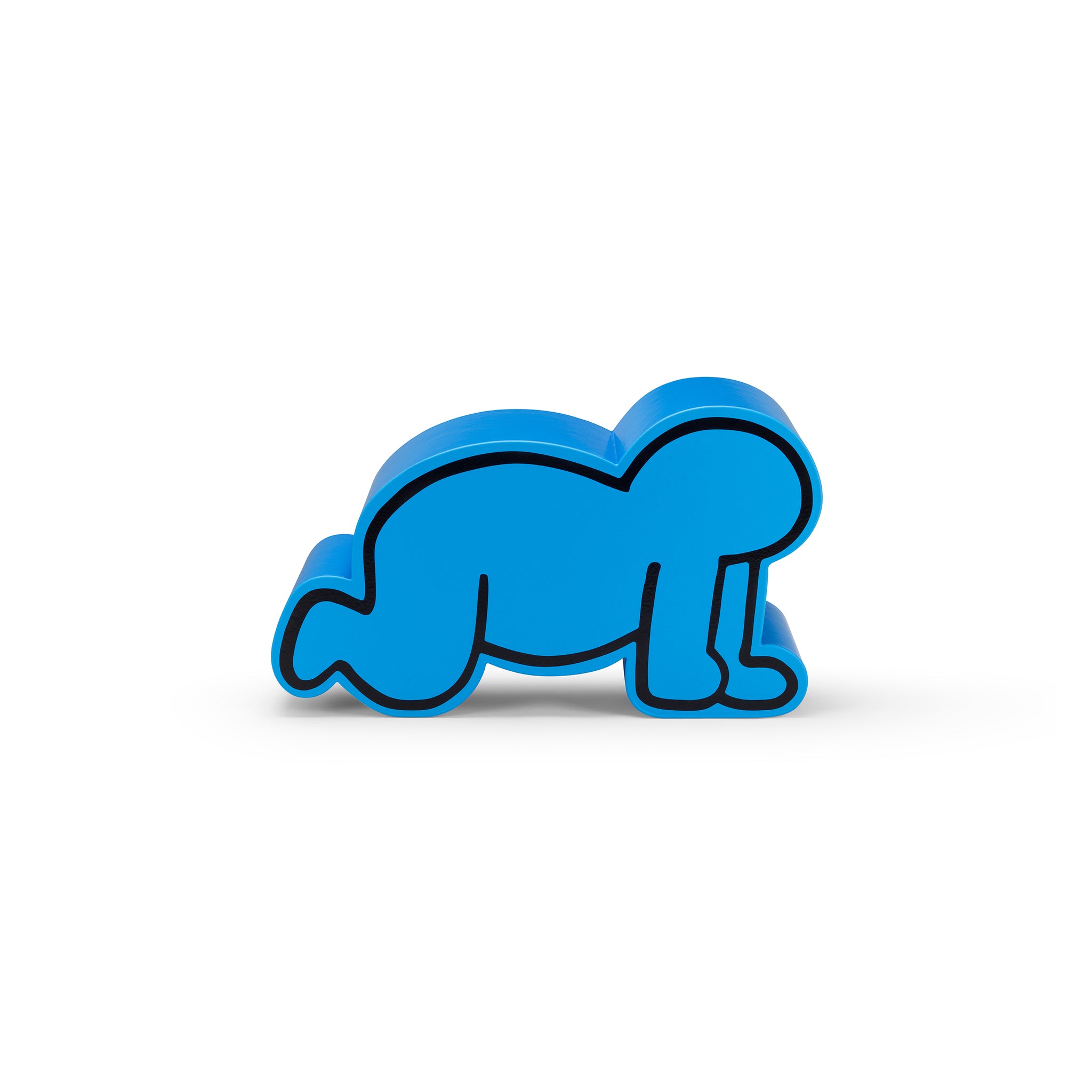 Luna Luna x Gufram x Keith Haring Blue Radiant Baby Pouf